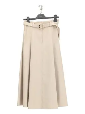 Dior Belted Skirt - Cream