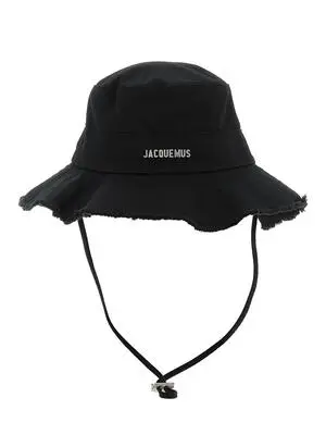 Jacquemus Le Bob Artichaut' Bucket Hat - Black
