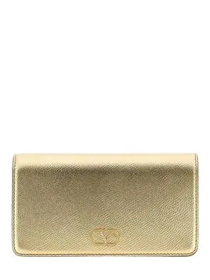 Valentino Garavani Vlogo Signature' Mini Crossbody Bag - Gold
