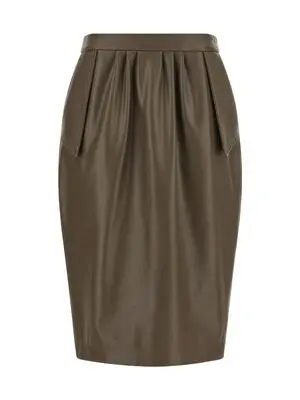 Stella McCartney High Waist Skirt - Brown