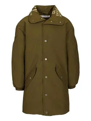 ACNE STUDIOS ACNE STUDIOS Omero Down Jacket With Stand Collar And Seasonal Print