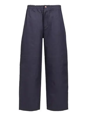 Moncler Cotton Gabardine Trousers - Blue