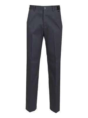 Fendi Gabardine Cigarette Trousers - Blue