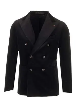 Tagliatore Montecarlo Double-breasted Blazer - Black