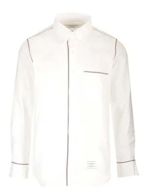 Thom Browne Oxford Framing Shirt - White