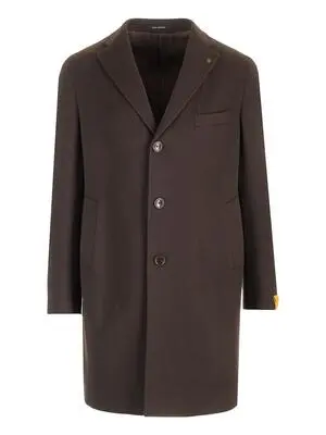 Tagliatore Wool And Cashmere Coat - Brown