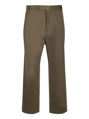 Thom Browne Relaxed Pleated Trousers - Green