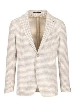 Tagliatore Classic Two-button Montecarlo Blazer - Cream