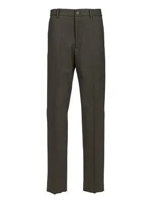 Tagliatore Garcon Trousers In Cool Wool - Green
