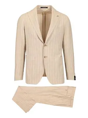 Tagliatore Montecarlo Dress In Wool And Silk - Cream