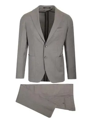 Tagliatore Montecarlo Wool Suit - Gray