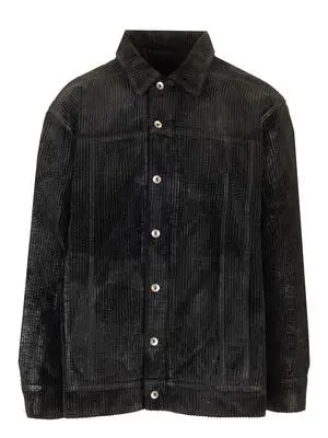 Rick Owens Rick Owens Drkshdw Men Jumbo Worker Jacket Black