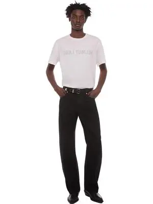 Helmut Lang Reverse Logo Tee - White