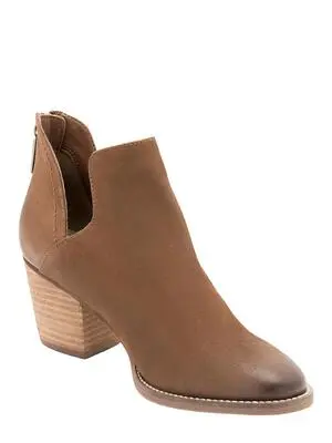 Blondo Neda Waterproof Bootie - Cognac Suede