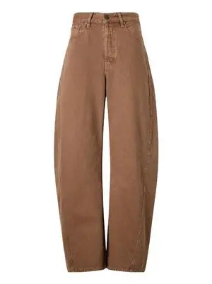 KALLMEYER Callum High-rise Wide-leg Jeans - Bronze
