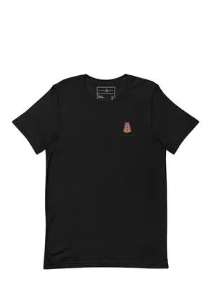 ANCHOR & CREW Three Field Notes Organic Cotton T-shirt - Black