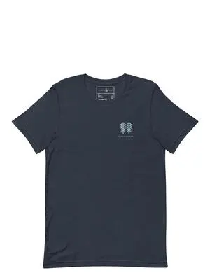 ANCHOR & CREW Navy One Field Notes Organic Cotton T-shirt - Blue