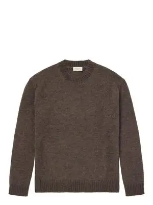 PIACENZA CASHMERE 1733 Mohair And Silk-blend Sweater - Brown