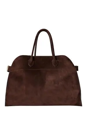THE ROW Soft Margaux Bag - Brown
