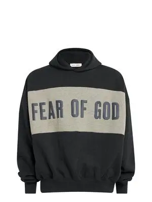 Fear Of God Cropped Relaxed Hoodie - Grey