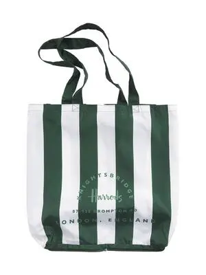 Harrods Geo Clash Pocket Shopper Bag - Green