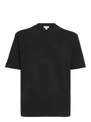 Sunspel Supima Cotton Heavyweight T-shirt - Black