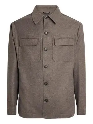 PAL ZILERI Twill Overshirt