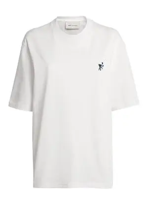 AMI Paris De Coeur Tulip T-shirt - White