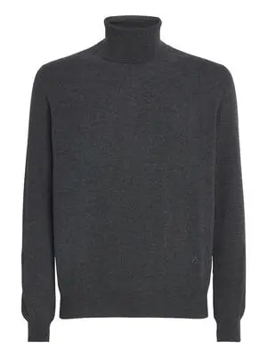 Isaia Cashmere Rollneck Sweater - Grey
