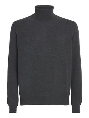 Isaia Cashmere Rollneck Sweater - Grey