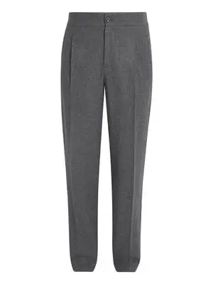 ISAIA Isaia Wool-Blend Stretch Slim Fit Trousers