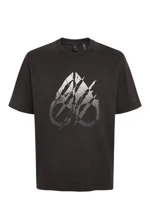 Moose Knuckles Cotton Logo T-shirt - Black