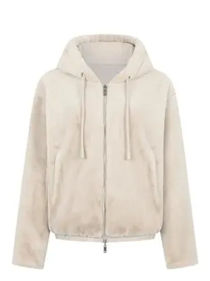 Moose Knuckles Eaton Bunny Reversible Zipped Jacket - Nude