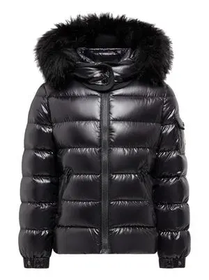 MONCLER Badyf Hooded Synthetic Material-Trimmed Down Jacket