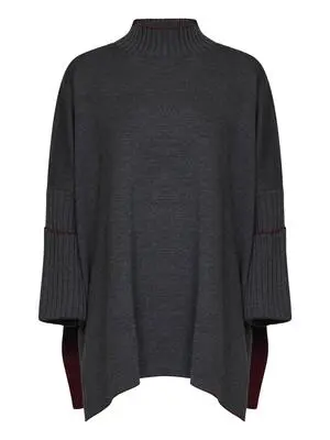 HERNO Herno Oversized Ribbed Knit Sweater