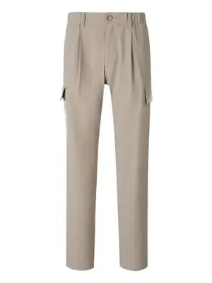 Herno Stretch Comfort Cargo Trousers - Beige