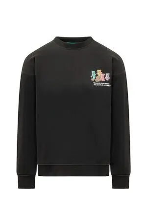 BARROW Printed Sweatshirt - Black