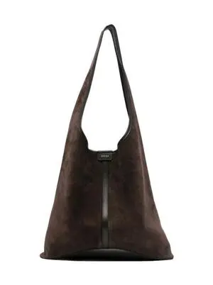 Soeur Magnetic-snap Handbag - Dark Brown
