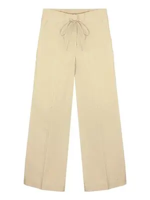 P.a.r.o.s.h Wide-leg Drawstring Pants - Nude