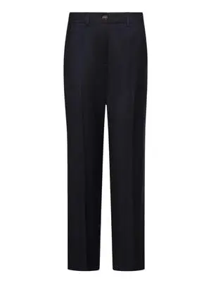 Marella Tailored Trousers With Belt Loops - Black
