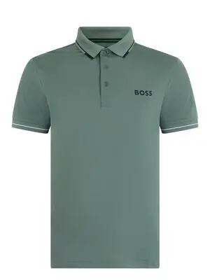 Hugo Boss Collared Short-sleeved Polo Shirt - Green