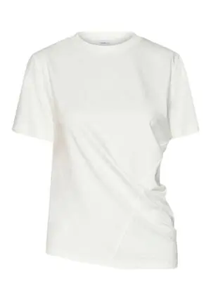Marella Asymmetric Hem T-shirt - White