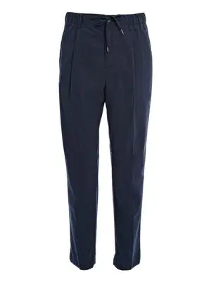 Herno Logo Casual Pants - Dark Blue