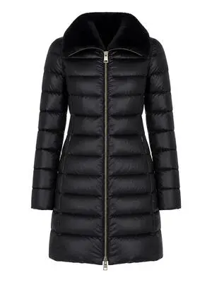 Herno Piumino Lungo Trapuntato - Black