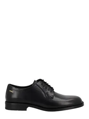 Hugo Thornton Derby Leather Lace-up Shoes - Black