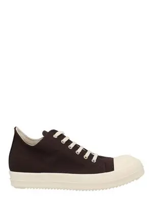 Rick Owens Sneaker Basse Iin Denim Charcoal