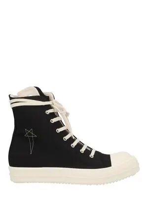 RICK OWENS Rick Owens DRKSHDW High Top Sneakers In Denim
