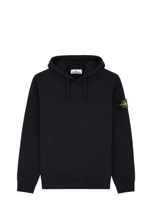 Stone Island Felpa Con Patch Logo - Blue
