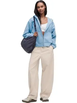 Lululemon Lululemon Woven Mid-Rise Barrel-Leg Pants Sand Dollar