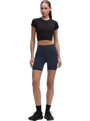 Lululemon Fast And Free 6-pocket High-rise Short 6 - True Navy